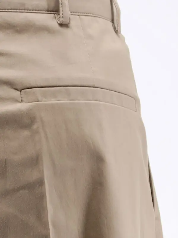 Soeur Imogen Pleated Knee-length Shorts - Nude