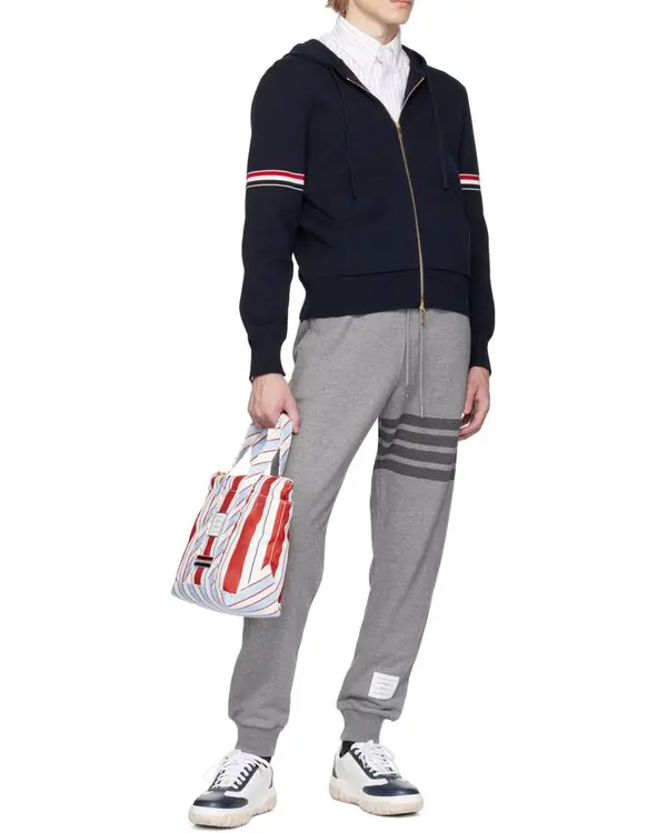 Thom Browne Striped Tote Bag - Red