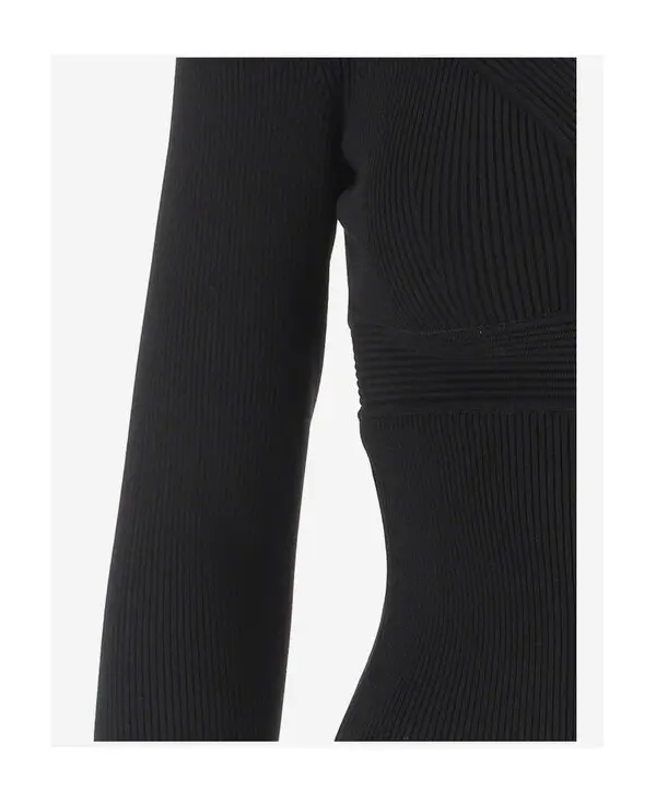 Alexander McQueen Cut-out Detailed Long Sleeve Top