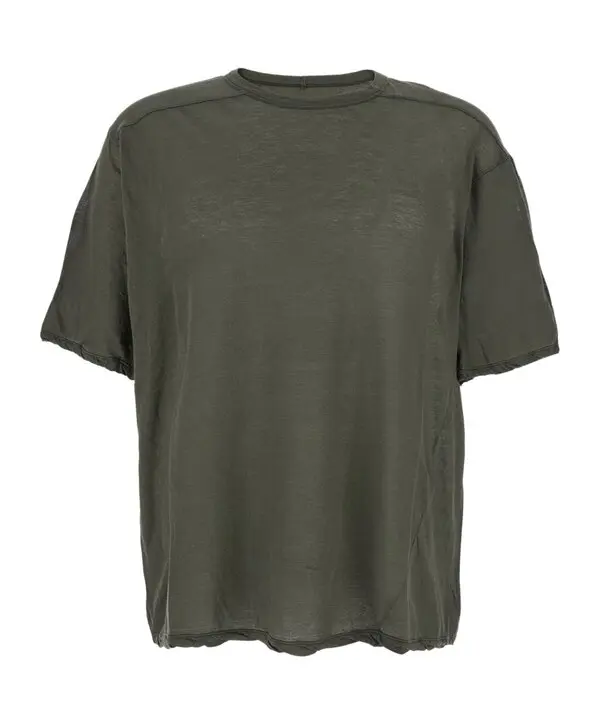 Rick Owens Short Sleeve Crewneck T-shirt - Black