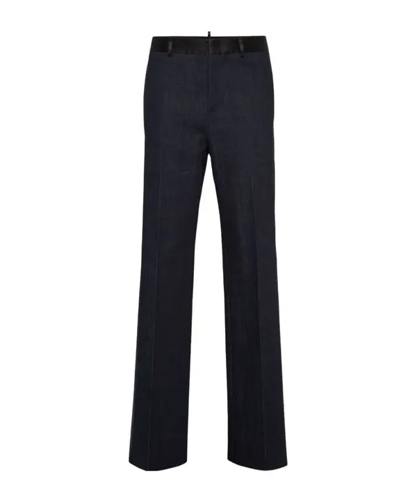 Dsquared2 Mid-rise Pleated Tailored Trousers