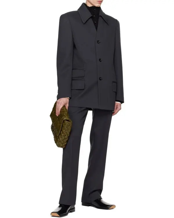 Bottega Veneta Square Toe Chelsea Boots