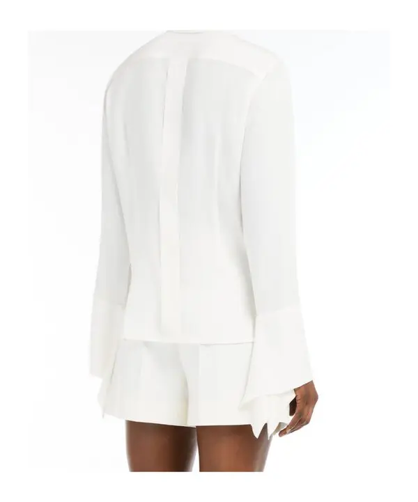 Max Mara Grecia Long-sleeved Shirt - White