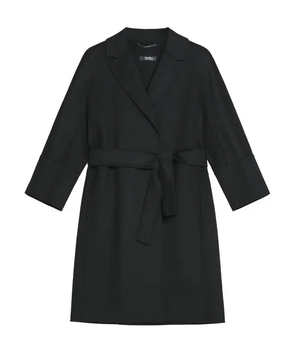 Max Mara Arona Belted Coat - Black