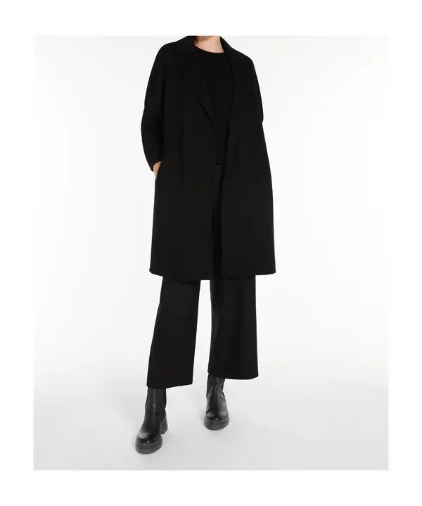 Max Mara Arona Belted Coat - Black