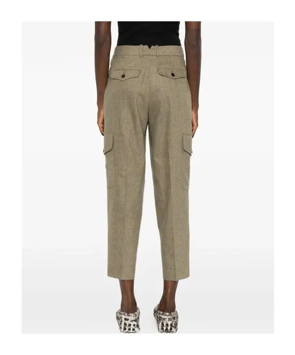 Peserico Cargo Pockets Tailored Trousers
