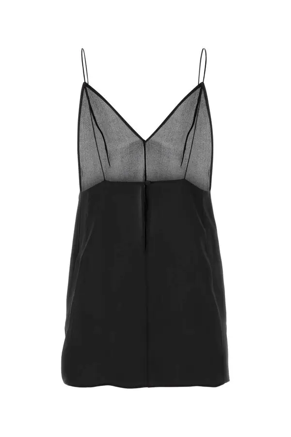Khaite Talsie Sleeveless V-neck Halter Top