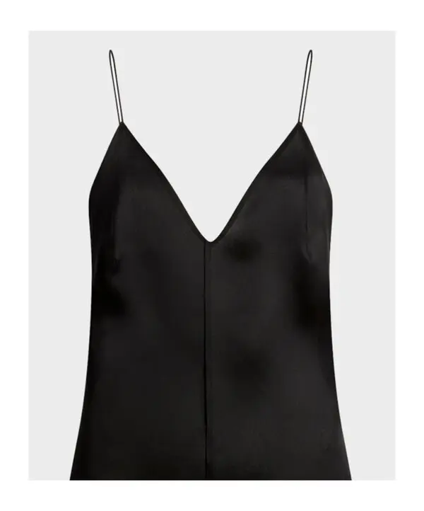 Khaite Talsie Sleeveless V-neck Halter Top