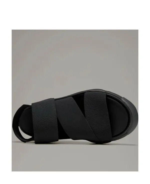 Y3 Logo Embossed Open-toe Sandals With Thick Sole