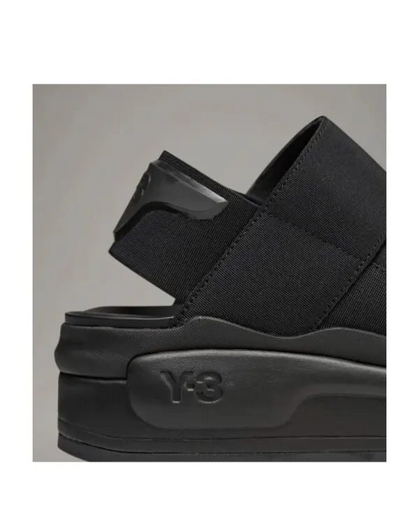 Y3 Logo Embossed Open-toe Sandals With Thick Sole