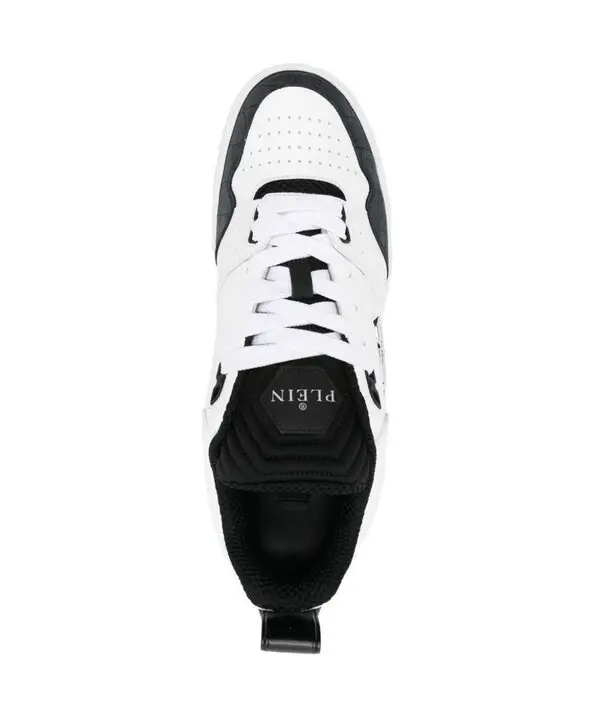 Philipp Plein Low-top Lace-up Casual Sneakers - White
