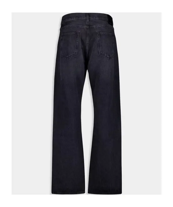 Off-White Logo Patch Straight Leg Jeans