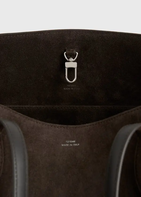 TOTEME Logo Embossed Lounge Tote Bag - Brown