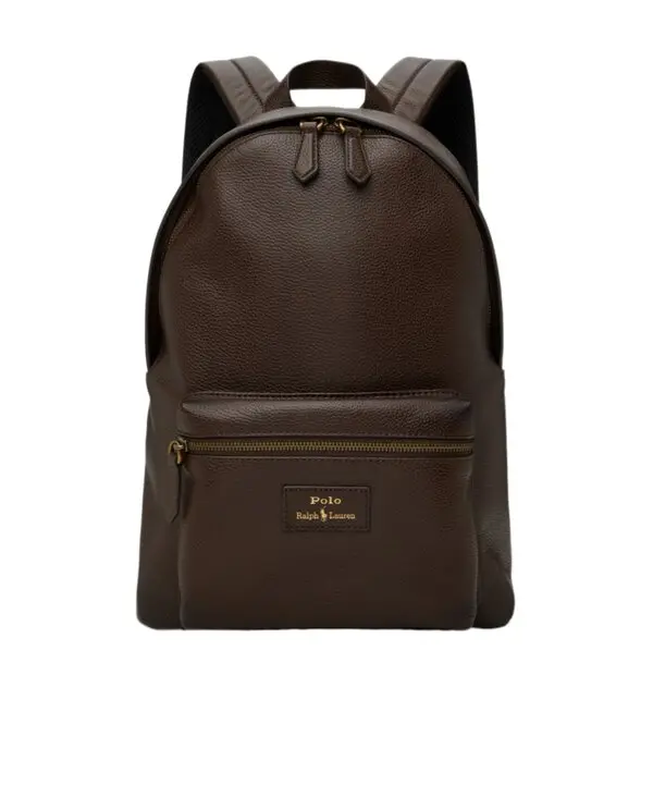 Polo Ralph Lauren Leather Backpack - Black