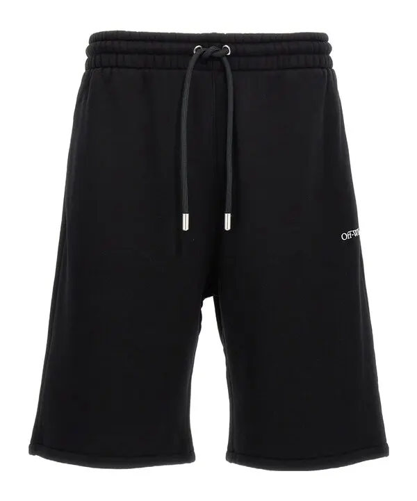Off-White Windy Arrow Skate Bermuda Shorts - Black