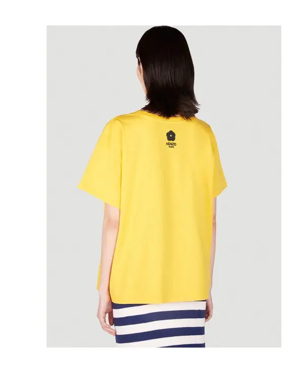 Kenzo Motif Embroidered Crewneck T-shirt