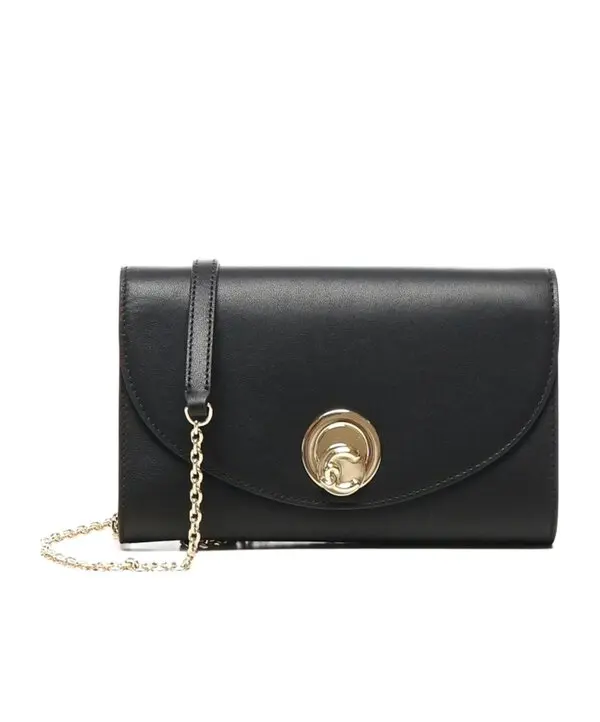 COCCINELLE Nikla Foldover Small Crossbody Bag - Black