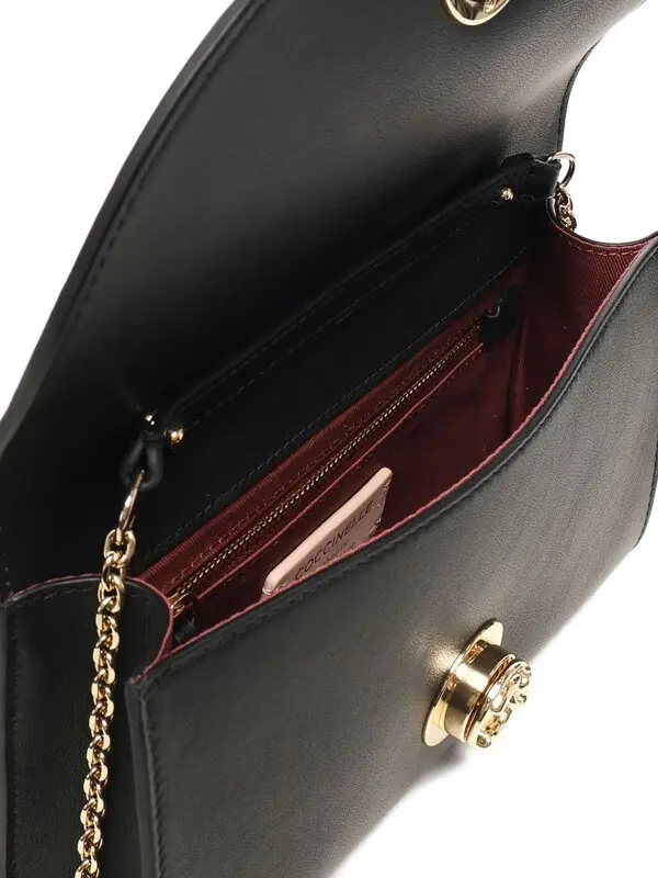 COCCINELLE Nikla Foldover Small Crossbody Bag - Black