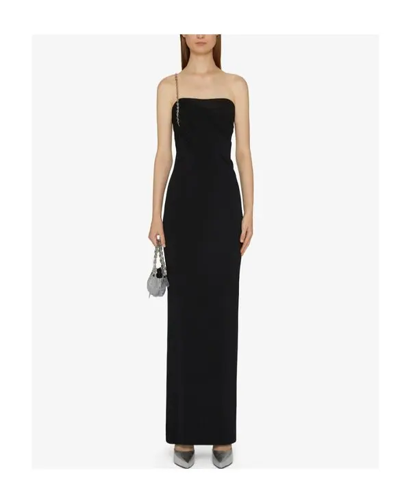 Givenchy G Chain One-shoulder Maxi Dress