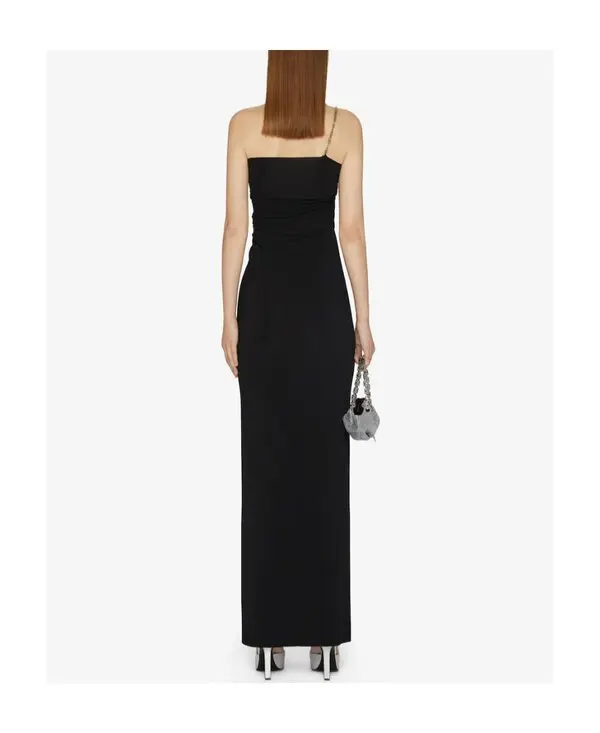 Givenchy G Chain One-shoulder Maxi Dress