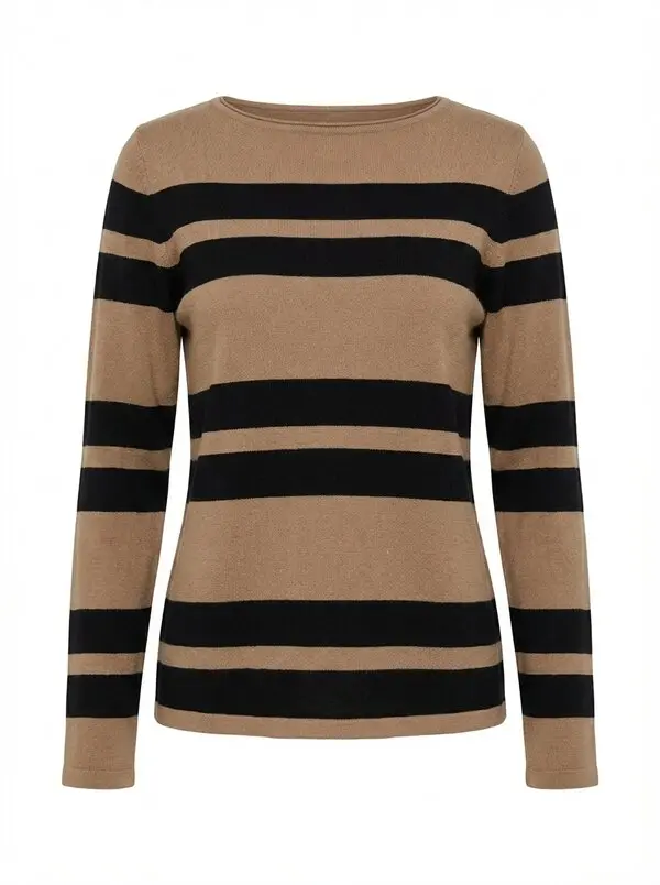 Max Mara Striped Long Sleeve Sweater