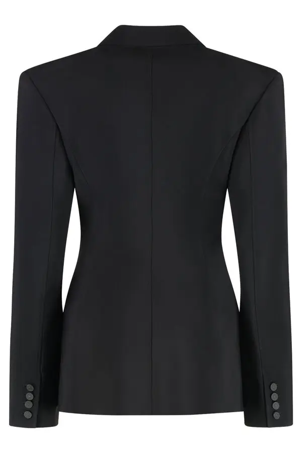 MUGLER Cut-out Single Button Jacket