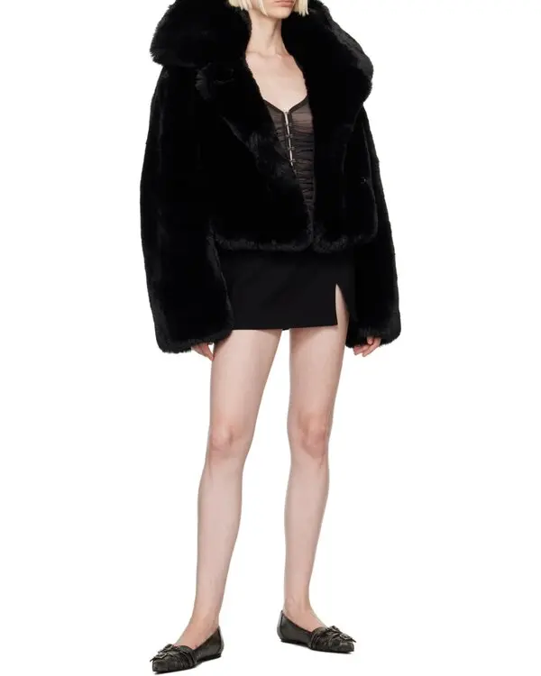Acne Studios Fluffy Faux Fur Jacket