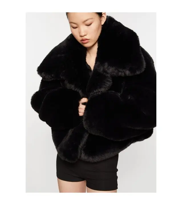 Acne Studios Fluffy Faux Fur Jacket