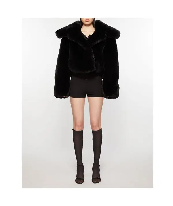 Acne Studios Fluffy Faux Fur Jacket