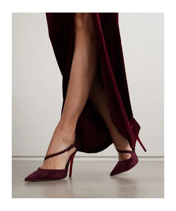 CHRISTIAN LOUBOUTIN Miss Ziggyta Pointed Toe Stiletto Pumps - Black