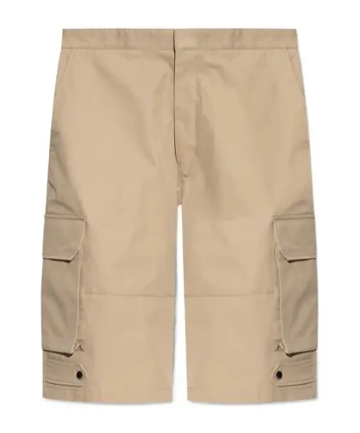 Ami Wide-leg Shorts - Beige