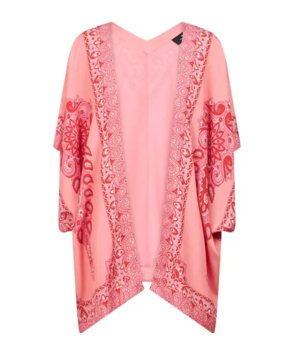 Etro Tonal Placed Printed Robe - Pink
