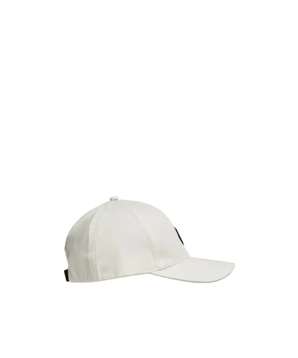 Moncler Logo Patch Baseball Cap - White