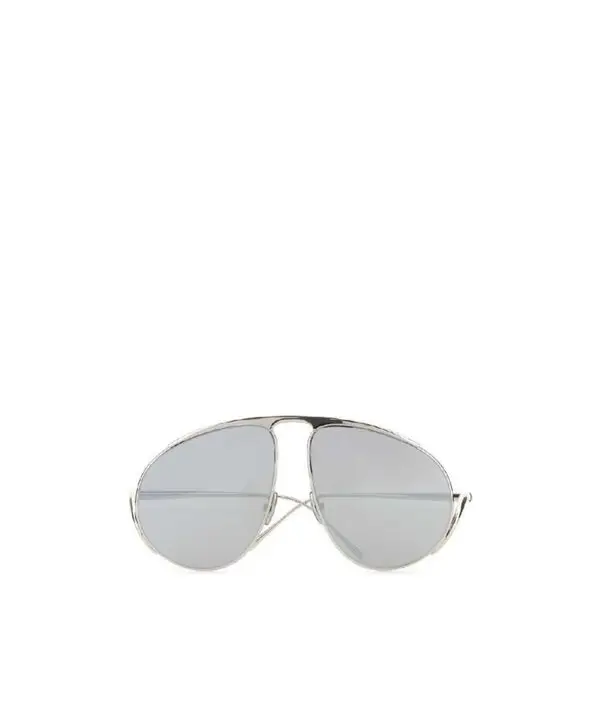 Loewe Hillock Aviator Frame Sunglasses - Black