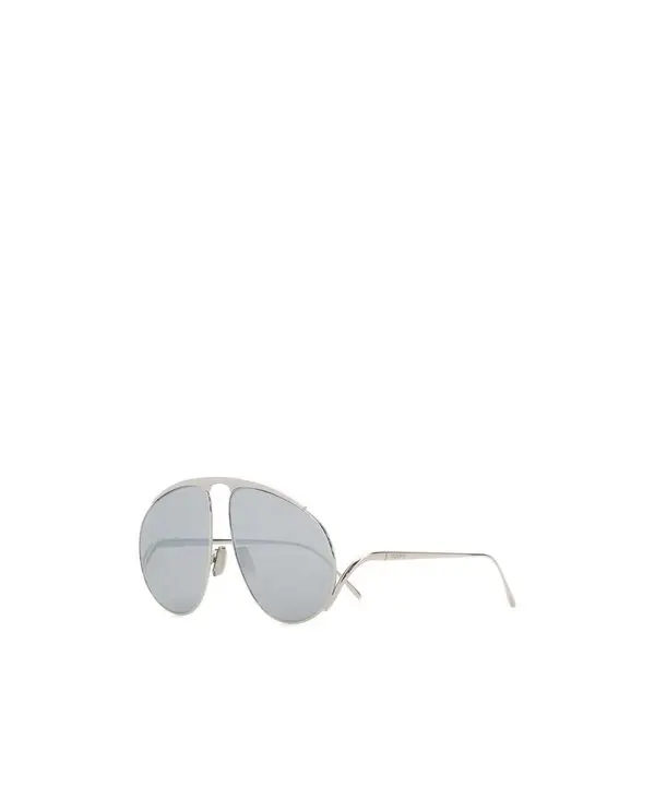 Loewe Hillock Aviator Frame Sunglasses - Black