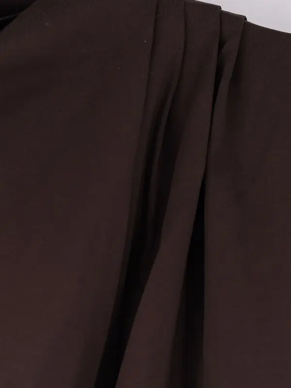 Soeur Idris Pleated Mock-neck Sleeveless Top - Black