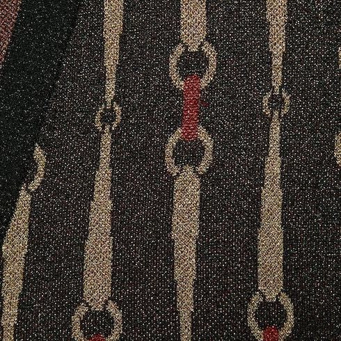 Gucci Horsebit Jacquard V-neck Cardigan