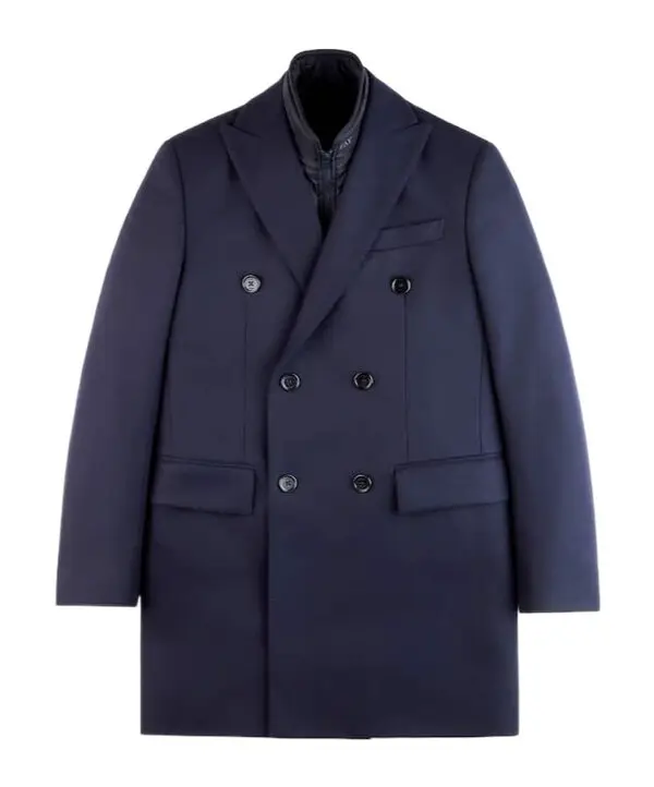 FAY Double-breasted Jacket With Detachable Vest