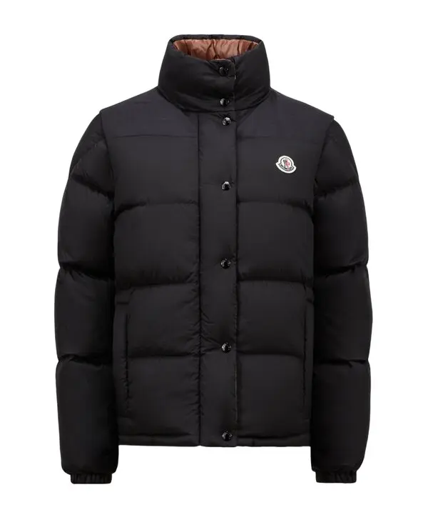 Moncler Verone Reversible Short Puffer Jacket - Black