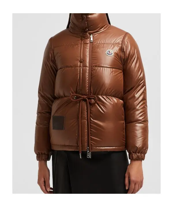 Moncler Verone Reversible Short Puffer Jacket - Black