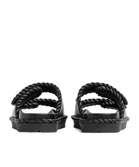 Bottega Veneta Jack Flat Mules With Braided Detailing