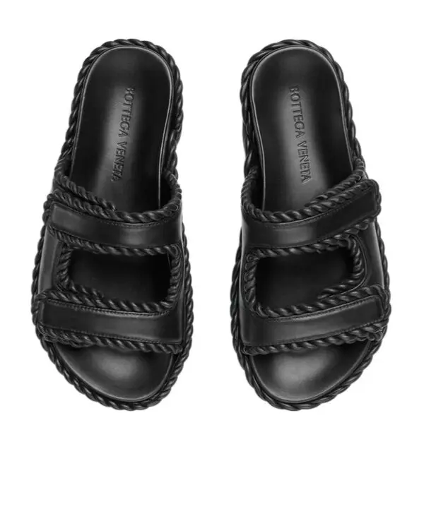 Bottega Veneta Jack Flat Mules With Braided Detailing
