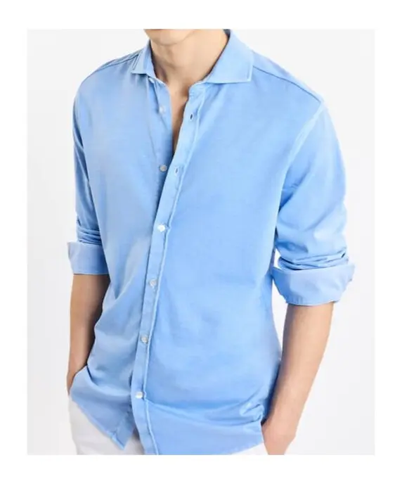 FAY French Collar Logo Shirt