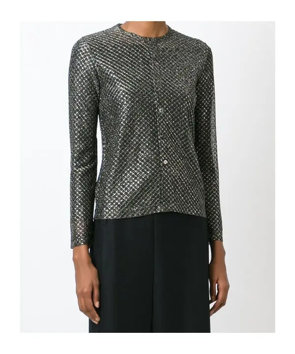 Junya Watanabe Metallic Sheen Cardigan