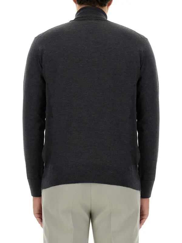 Etro Knitted Turtleneck Jumper With Pegaso Embroidery