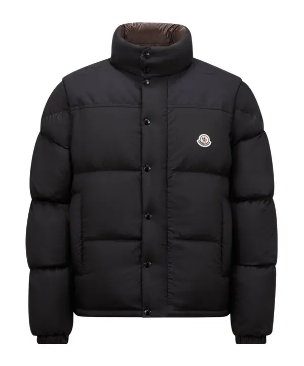 Moncler Verone Reversible Short Puffer Jacket - Black