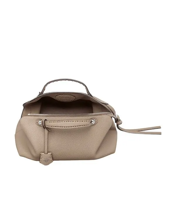Fendi Selleria Large Shoulder Bag - Grey