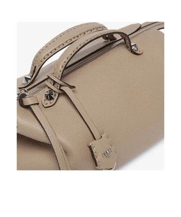 Fendi Selleria Large Shoulder Bag - Grey