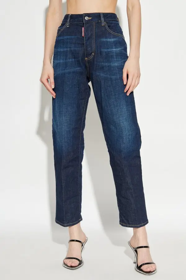 Dsquared2 Boston Straight-leg Jeans - Blue