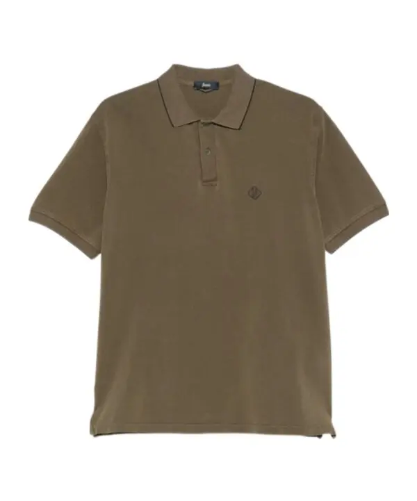 Herno Logo-embroidered Polo Shirt